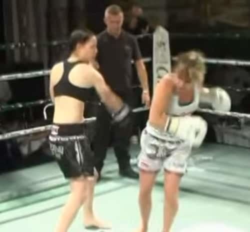 Brutal Record Setting Female Muay Thai Knockout Mma Underground