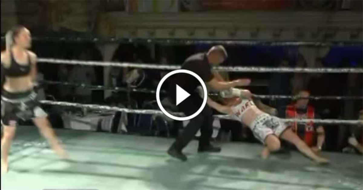 Brutal Record Setting Female Muay Thai Knockout Mma Underground