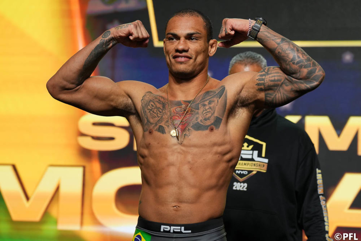 Photos: 2022 PFL World Championship ceremonial weigh-ins, faceoffs ... Photos: 2022 PFL World Championship ceremonial weigh-ins, faceoffs ...